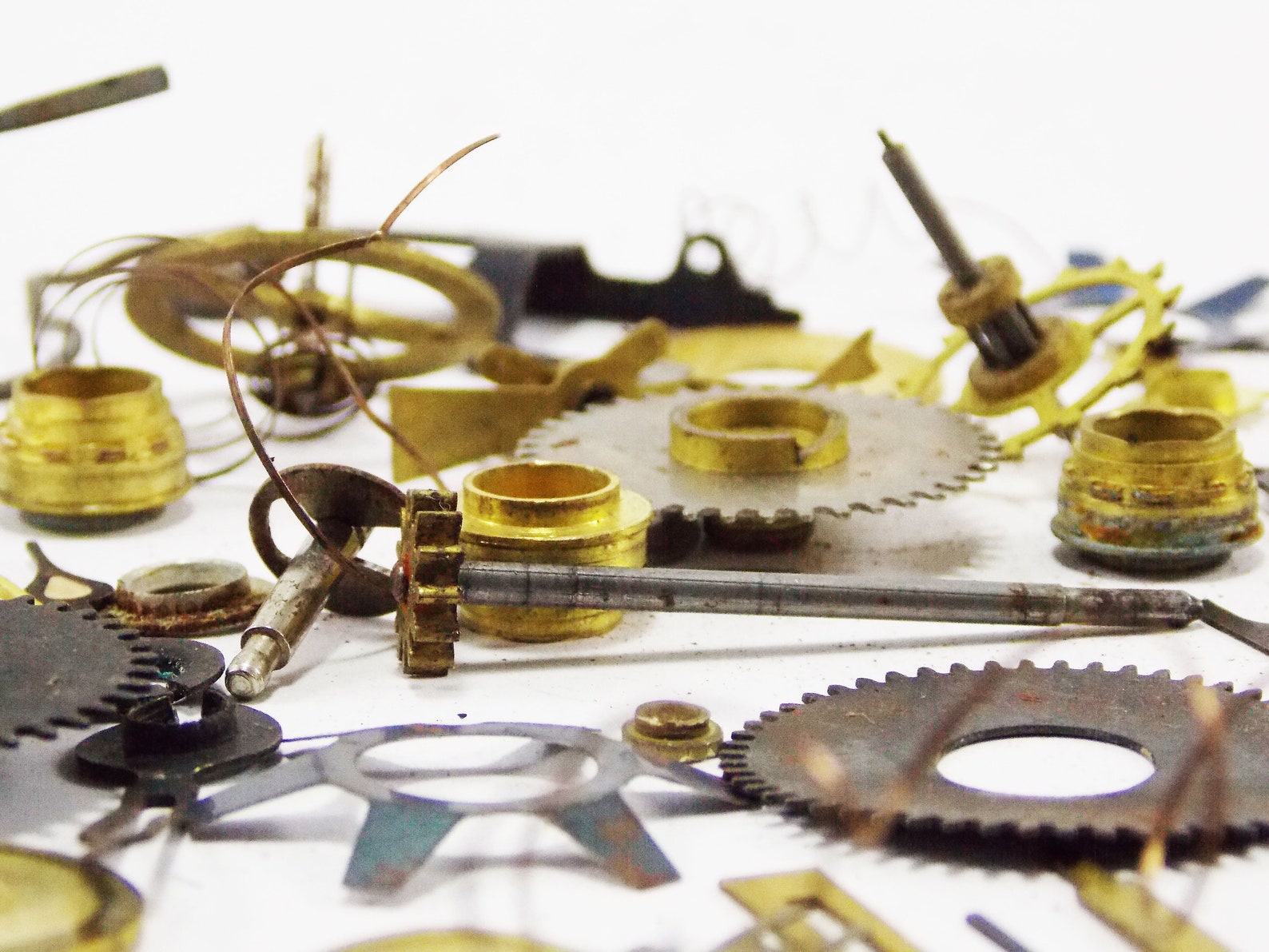 Clock gears brass mechanism clock repair movement clock parts | Etsy