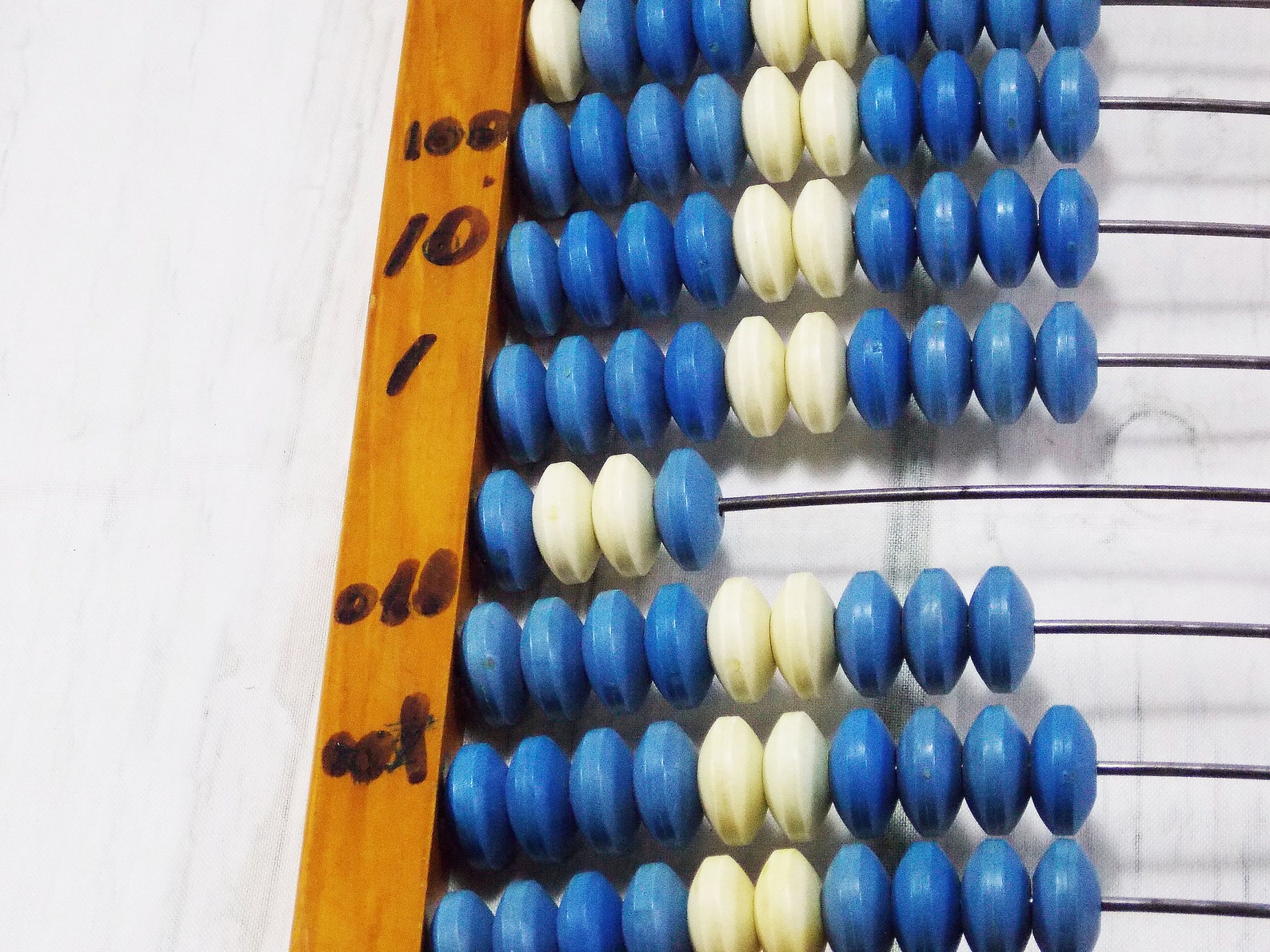Old Abacus Wood Beads Plastic Abacus Kids Toy Unique Abacus Computer ...