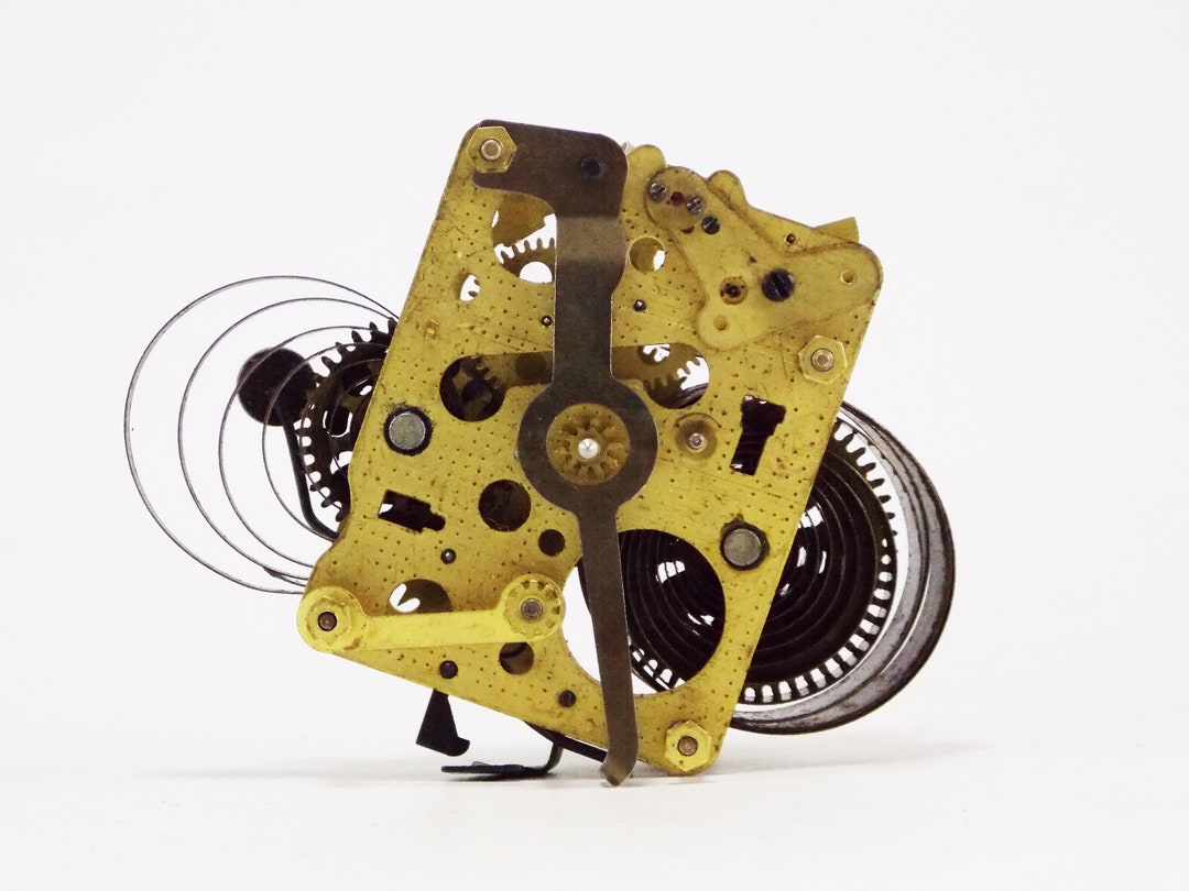 Clock Gears Brass Movement Clock Parts Mechanism Clock Repair Steampunk ...
