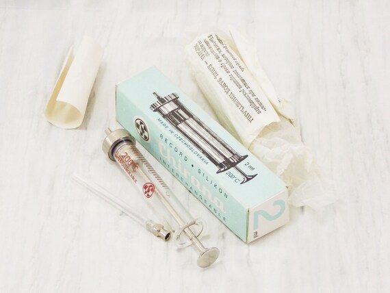 Medical Injection Syringe Needle Glass Tubes Hospital | Etsy