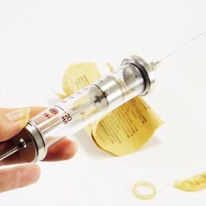Glass Syringe Needle Medical Syringe Injection Instrument - Etsy