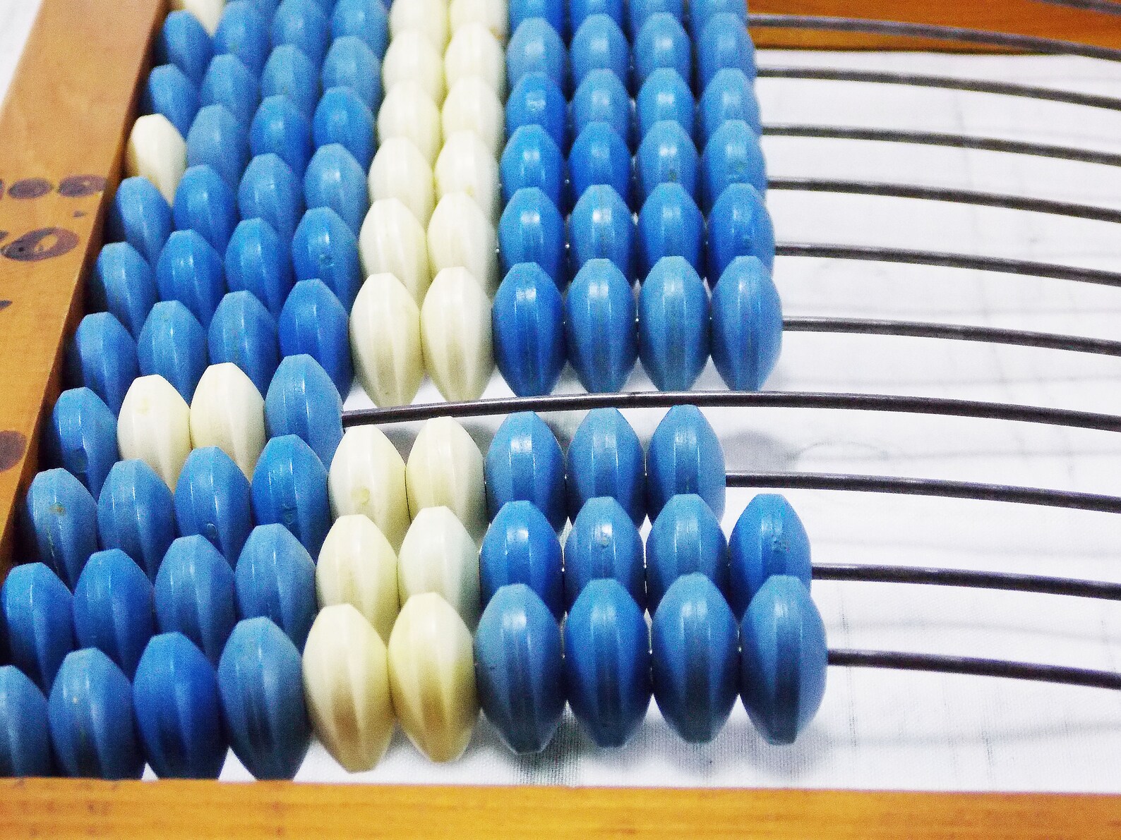 Old Abacus Wood Beads Plastic Abacus Kids Toy Unique Abacus Computer ...