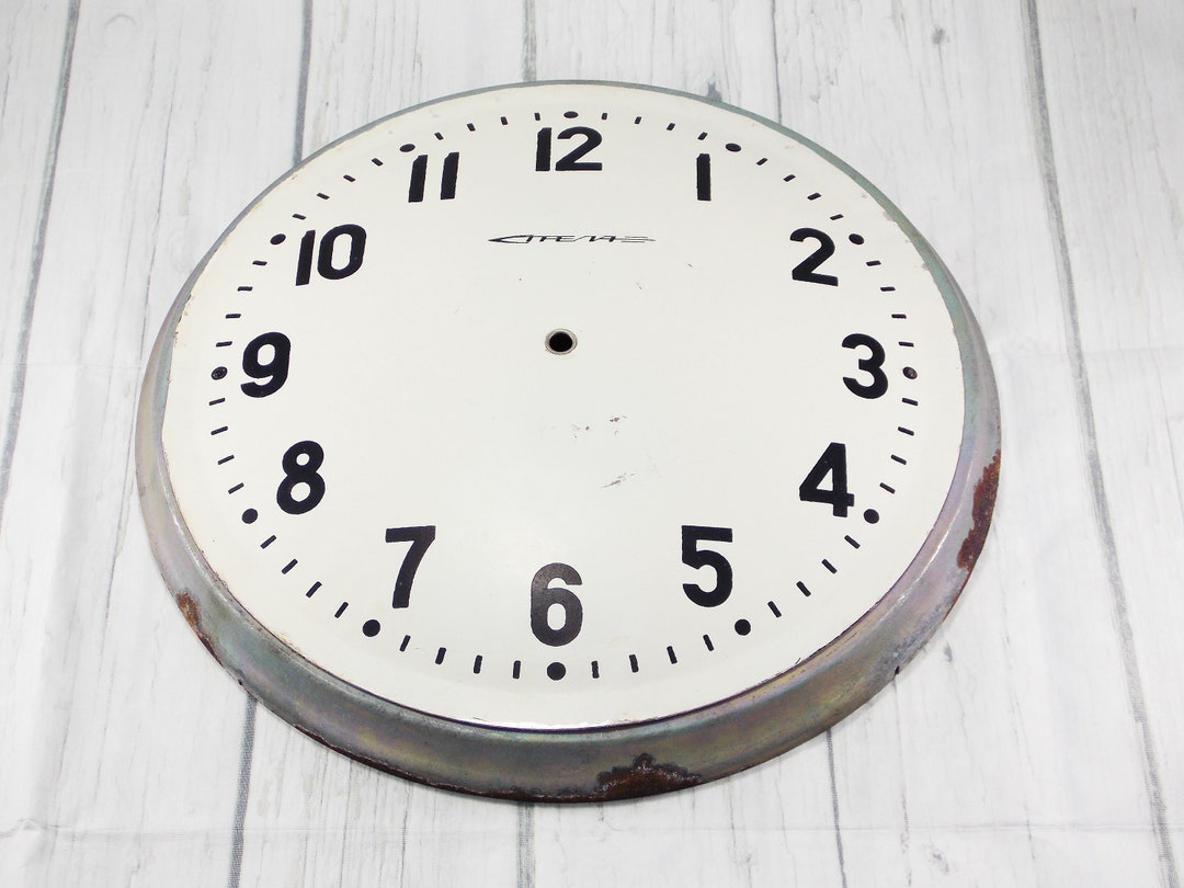 Large Clock Faces Round Clock Dials White Clock Parts Wall Clock Faces ...