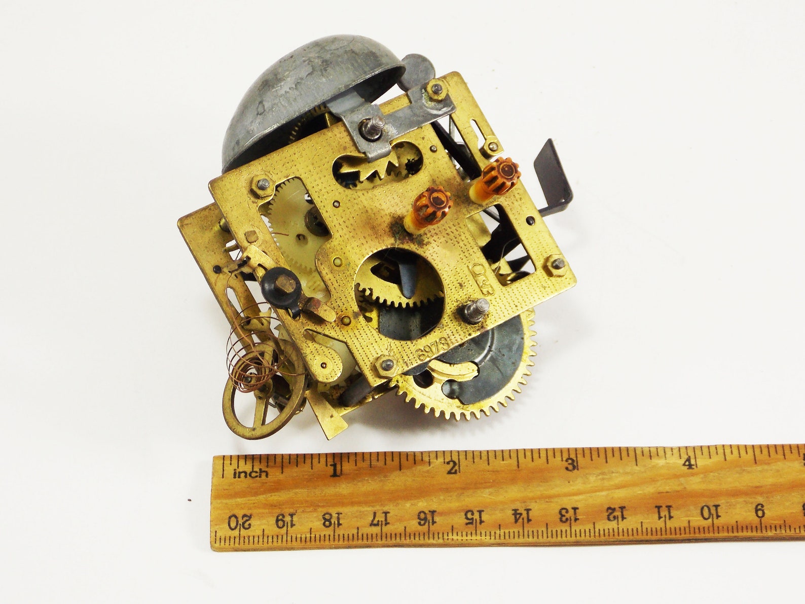 Brass Mechanism Clock Parts Alarm Clock Repair Movement Clock Gears ...