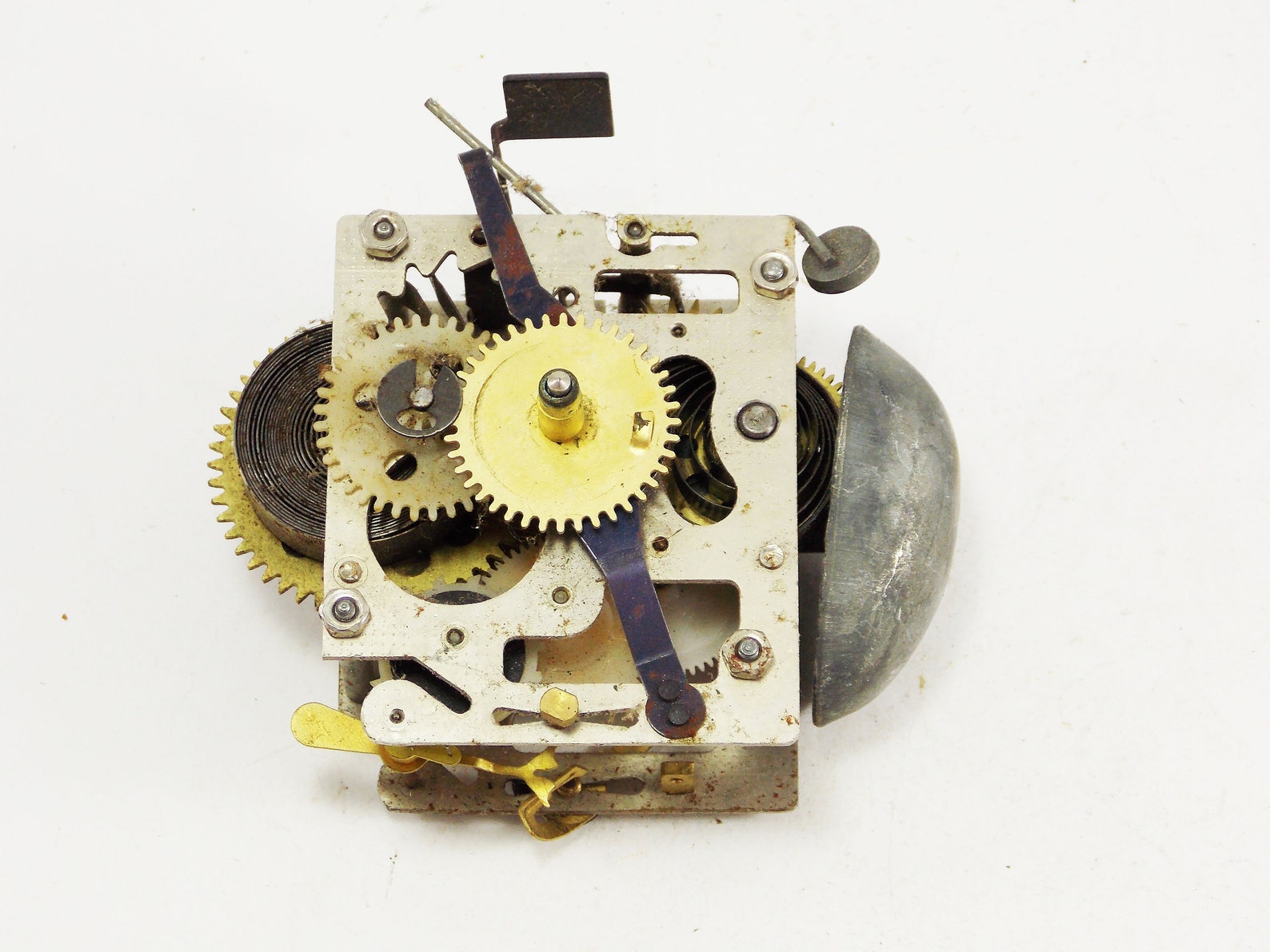 Steampunk clock parts movement clock mechanism brass clock | Etsy