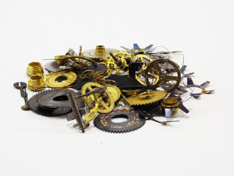 Clock gears brass mechanism clock repair movement clock parts | Etsy