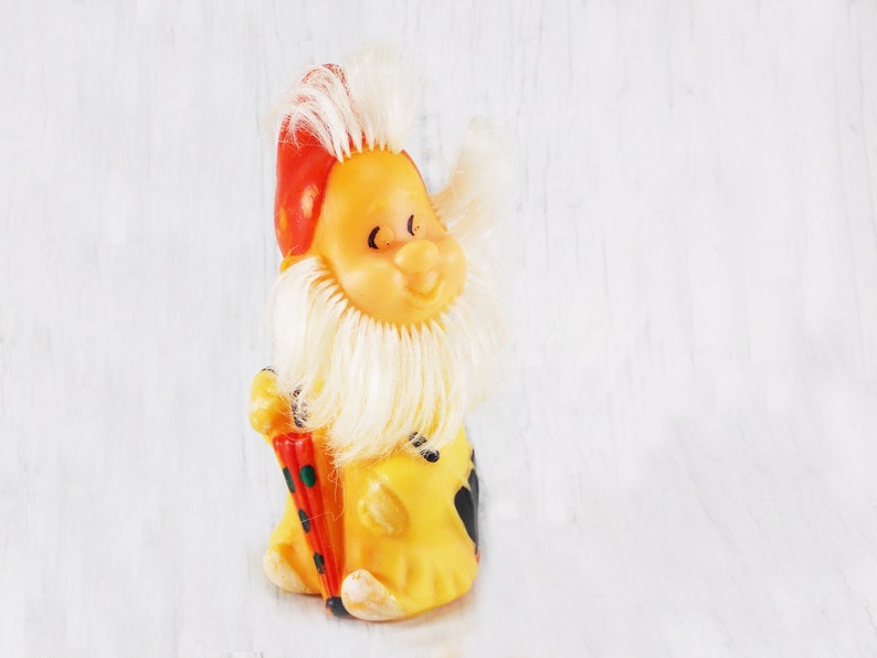 Rubber Baby Leprechauns Troll Toy Rubber Doll Rubber Gnome Old School ...