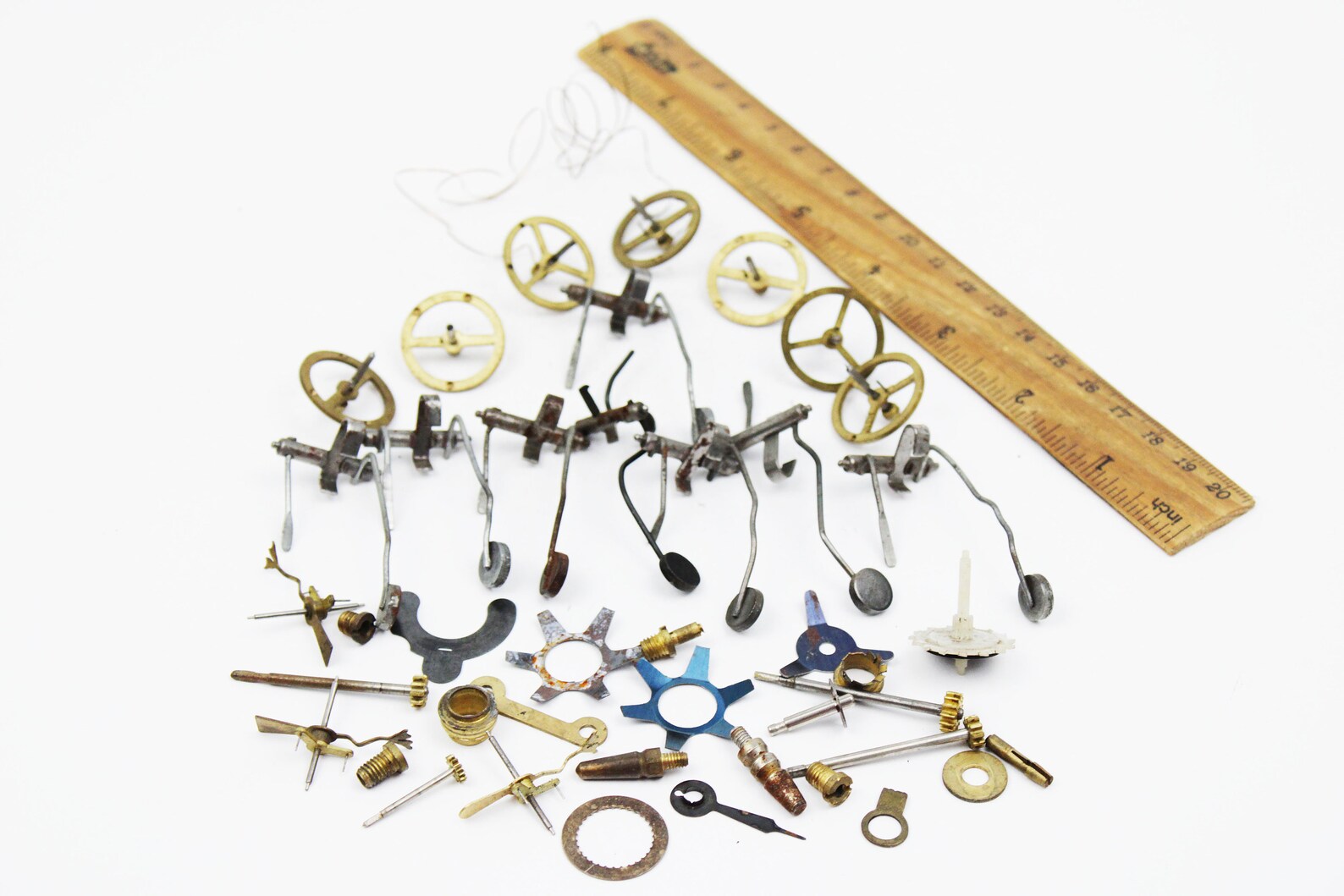 Clock Gears Brass Mechanism Clock Repair Movement Clock Parts Clock ...
