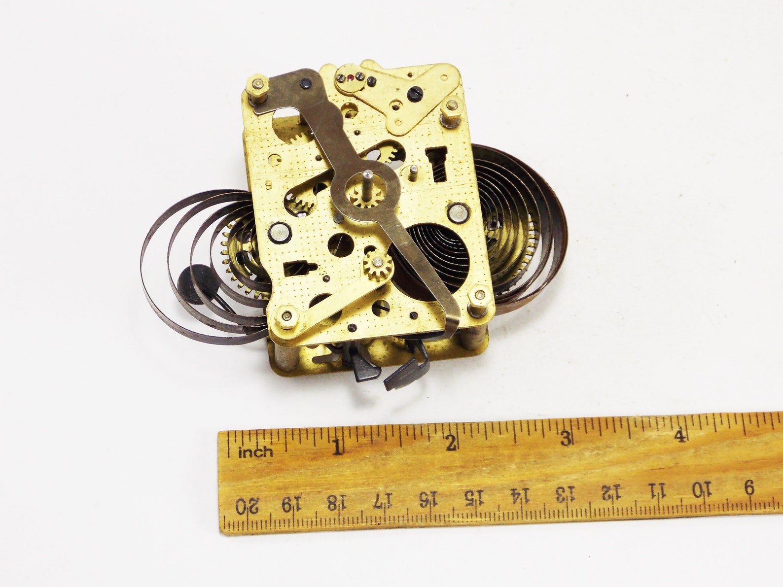 Clock gears brass movement clock parts mechanism clock repair | Etsy