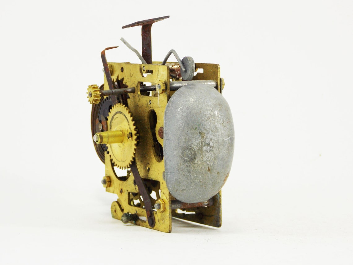 Clock parts brass mechanism alarm clock repair components | Etsy