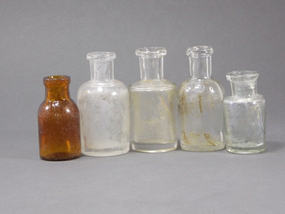 Glass Jars Medical Bottles Laboratory Tools Hospital Supply | Etsy