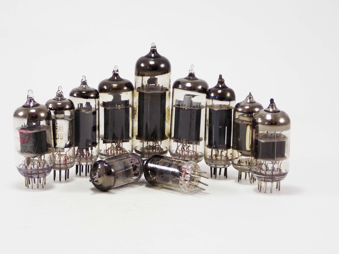 Glass tube radio parts vacuum tubes steampunk jewelry supplies | Etsy