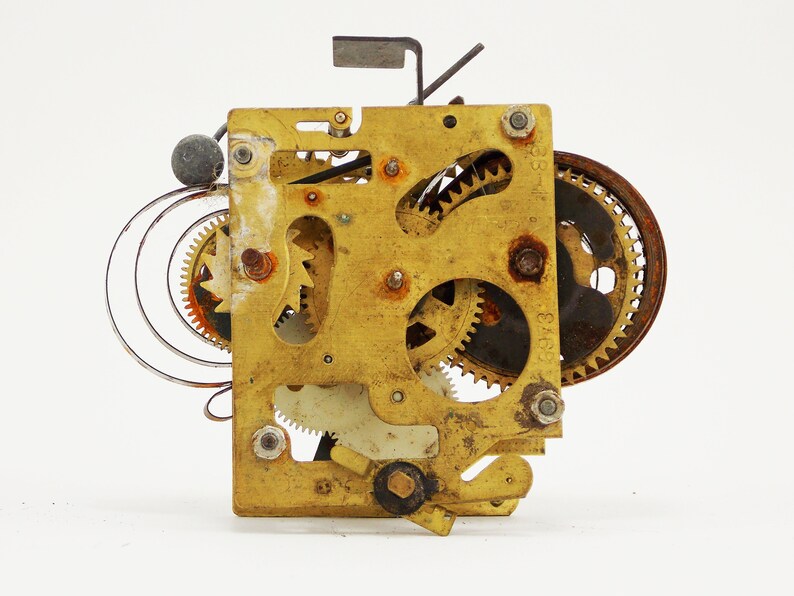 Clock gears brass clock parts clock repair steampunk parts | Etsy