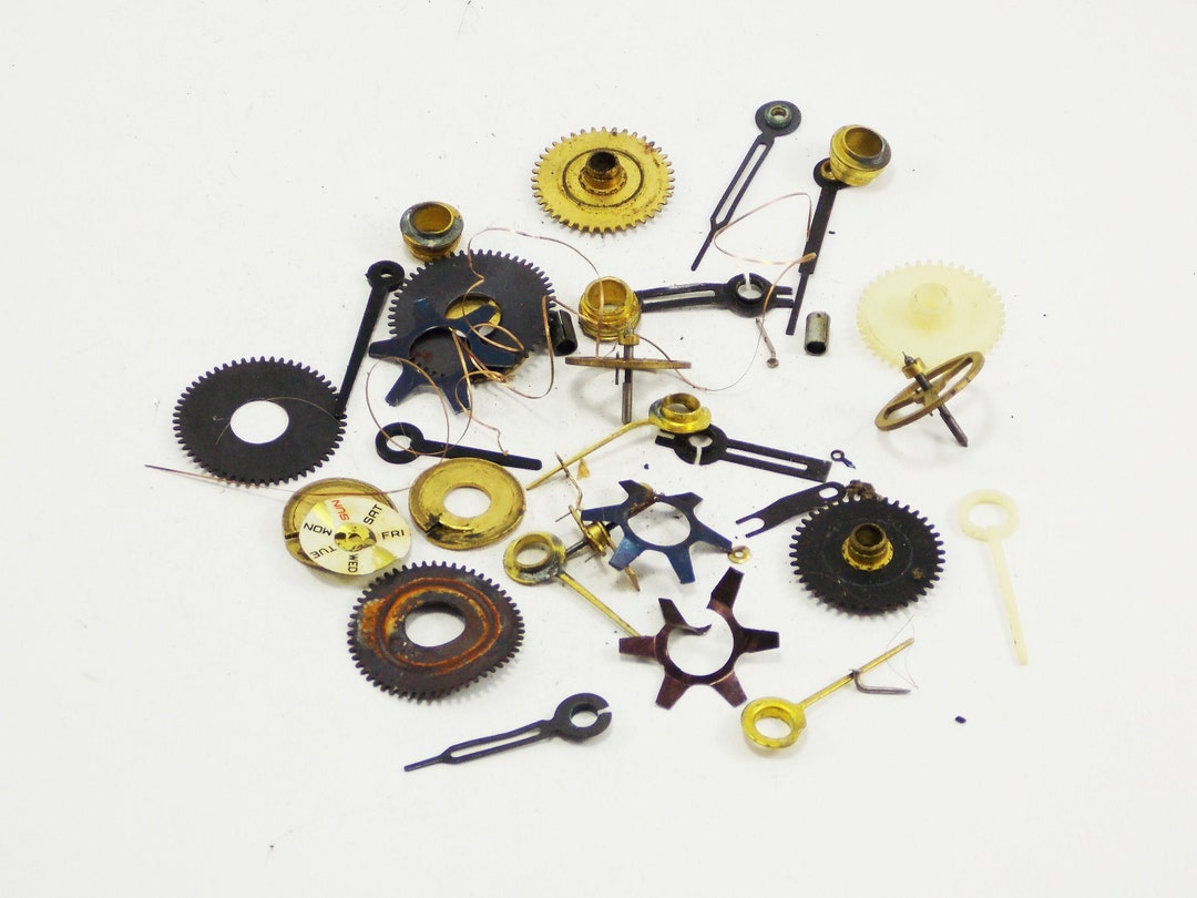 Clock Parts Alarm Clock Gears Brass Clock Hands Steampunk Supplies ...
