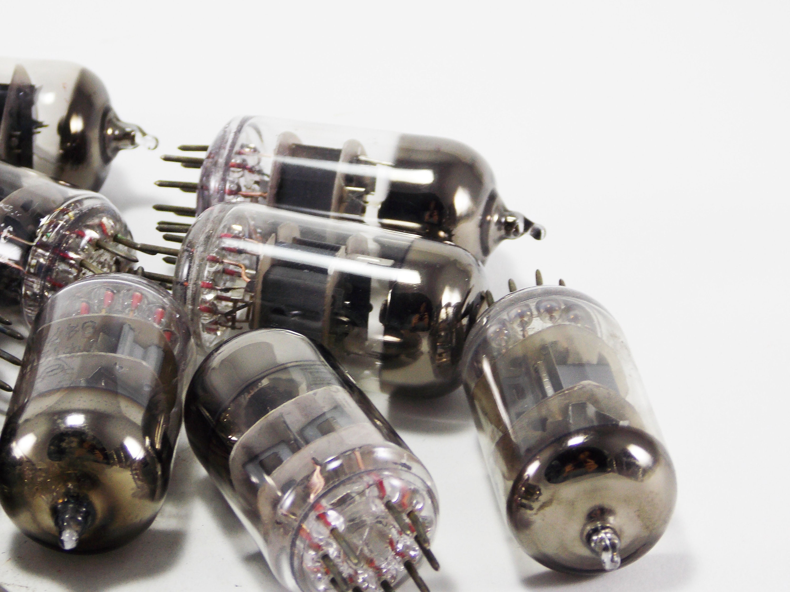 Vacuum Tube Steampunk Decor Clear Glass Old Lamp Electronic Parts ...
