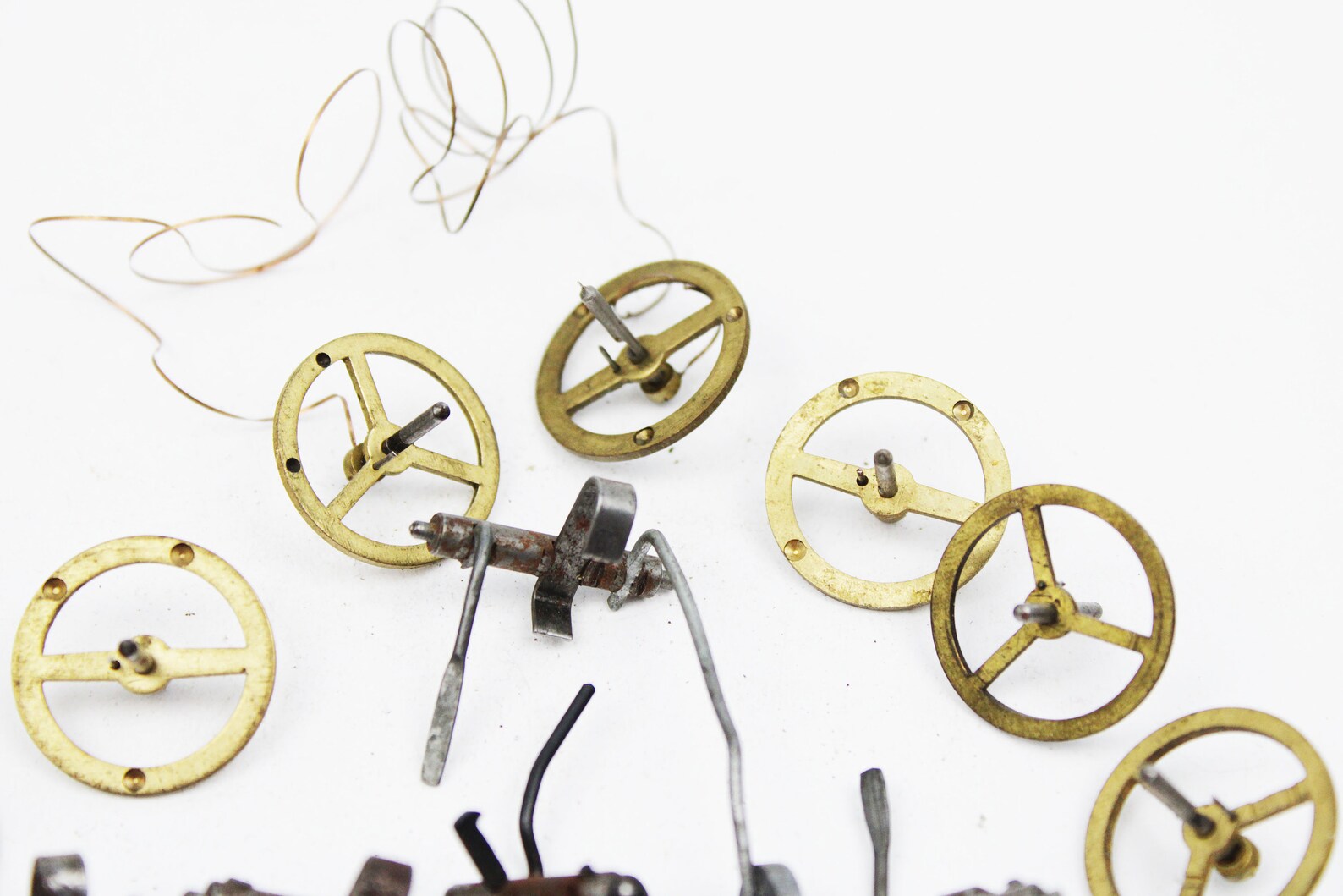 Clock Gears Brass Mechanism Clock Repair Movement Clock Parts Clock ...