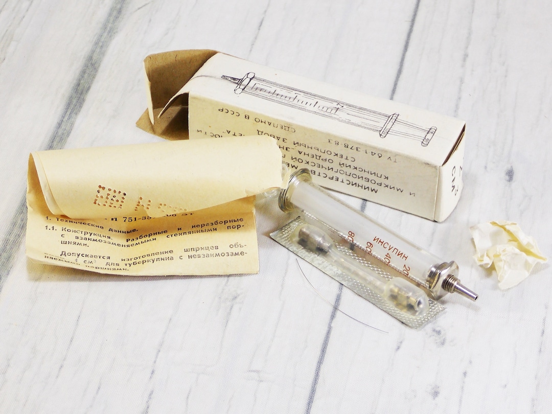 Medical Syringe Glass Tools Steampunk Project Medical Glass Syringe ...