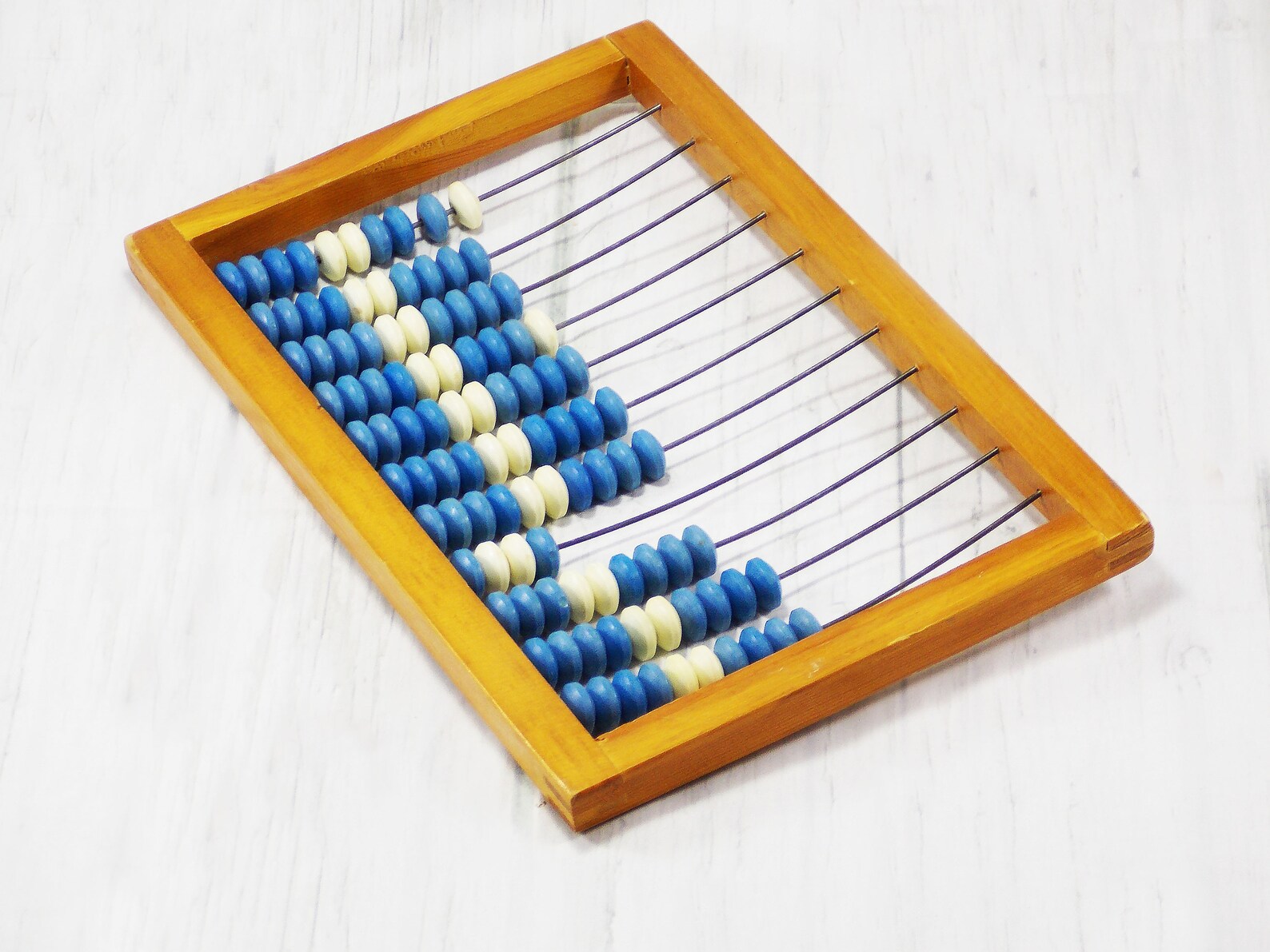 Old Abacus Wood Beads Plastic Abacus Kids Toy Unique Abacus Computer ...