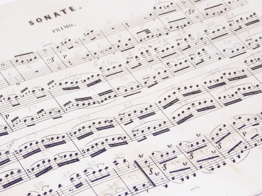 Musical Notes Paper Sheets Notes Paper Note Music Classics Pack for ...