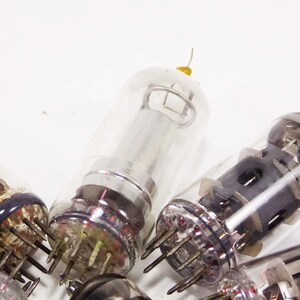 Electronic Parts Glass Lamp Radio Parts Vacuum Tubes Old Lamp Parts Television Tubes Steampunk ...