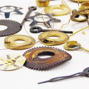 Clock Parts Alarm Clock Gears Brass Clock Hands Steampunk Supplies ...