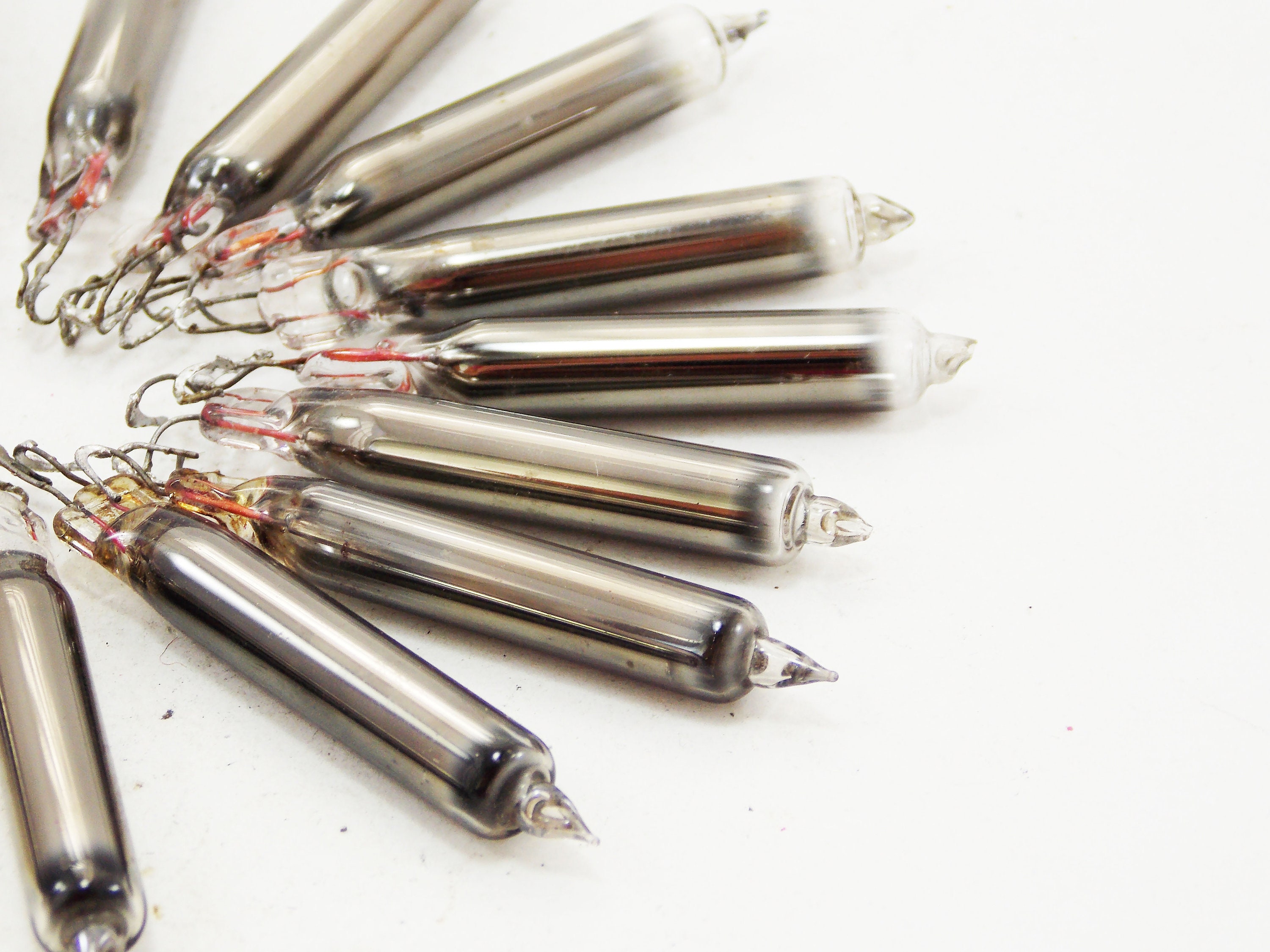 Glass Bulbs Lightbulb Glass Tube Steampunk Parts Jewelry Tools Light ...