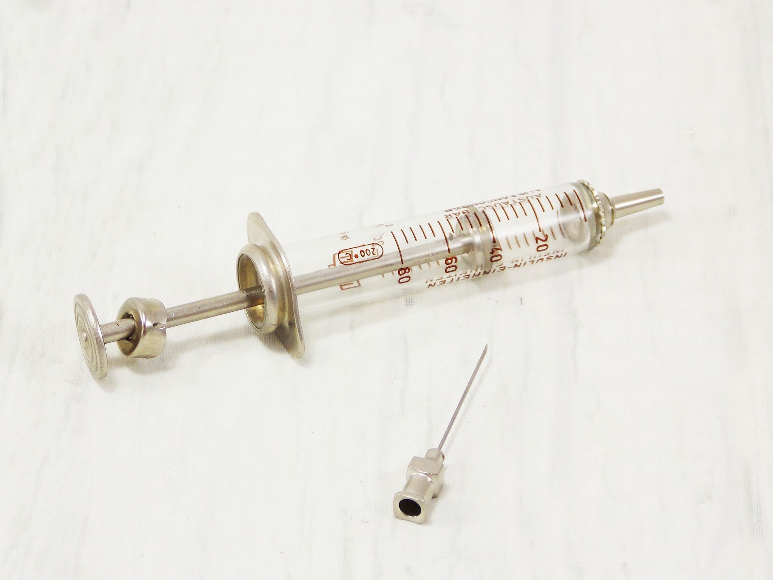 Metal needles syringe medical needles antique medical | Etsy