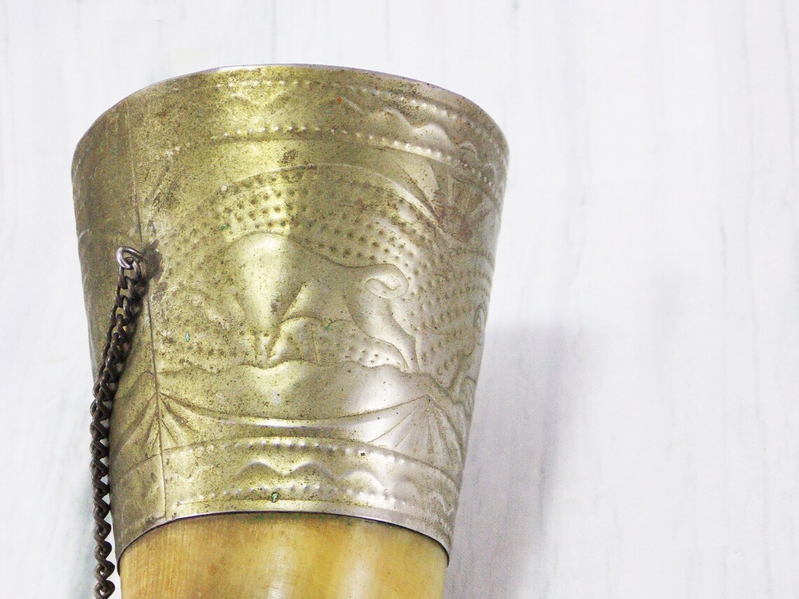 Viking Cup Drinking Horn Alcohol Cup Natural Dishes Goat Horn | Etsy