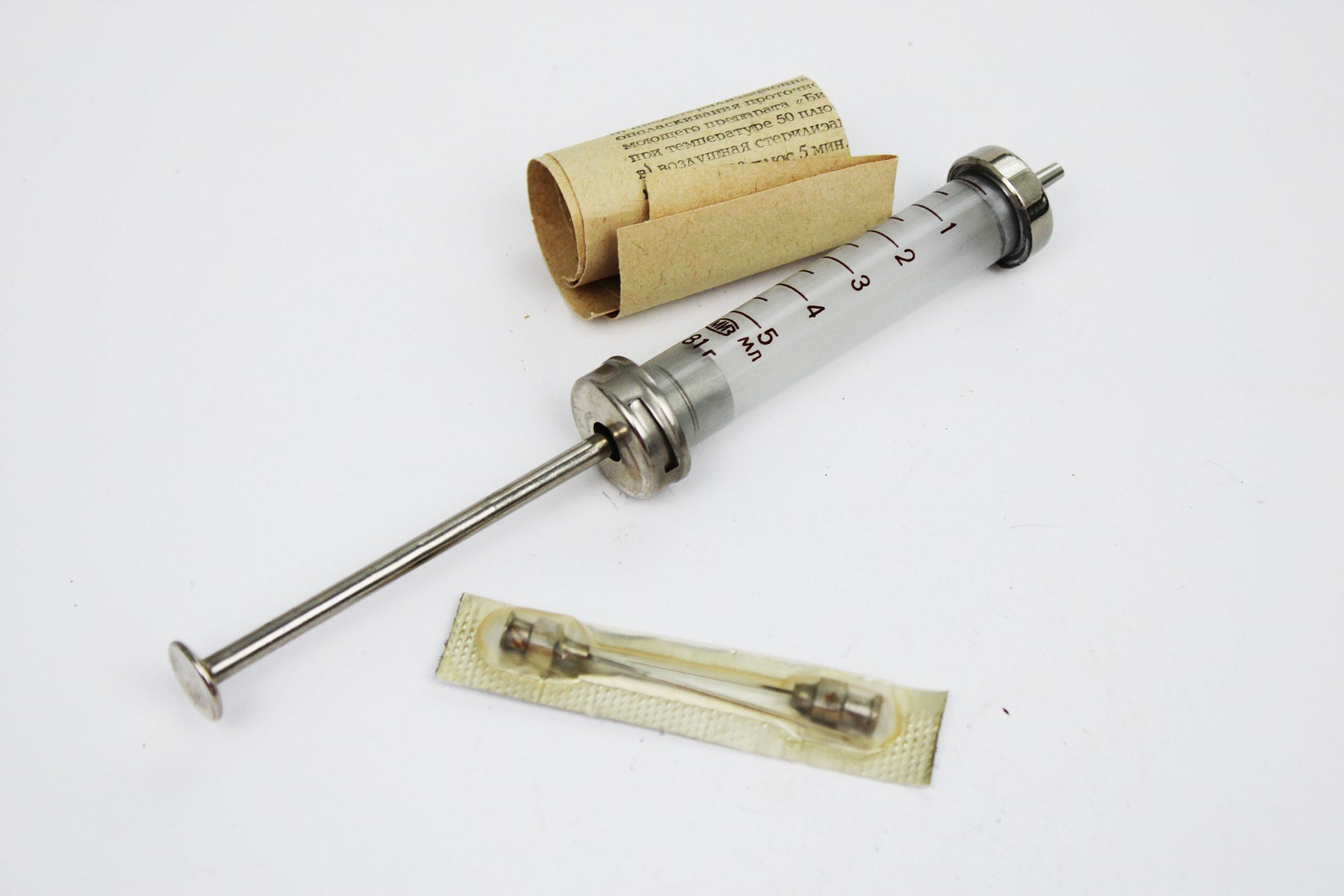 Medical Syringe Pen Metal Needle Syringe Glass Tubes Medical | Etsy