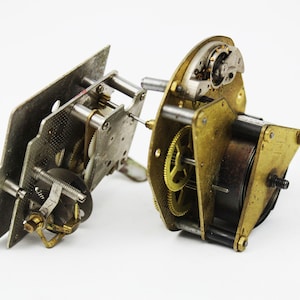 Mechanism Clock Steampunk Parts Clock Parts Broken Clock Gears Brass ...