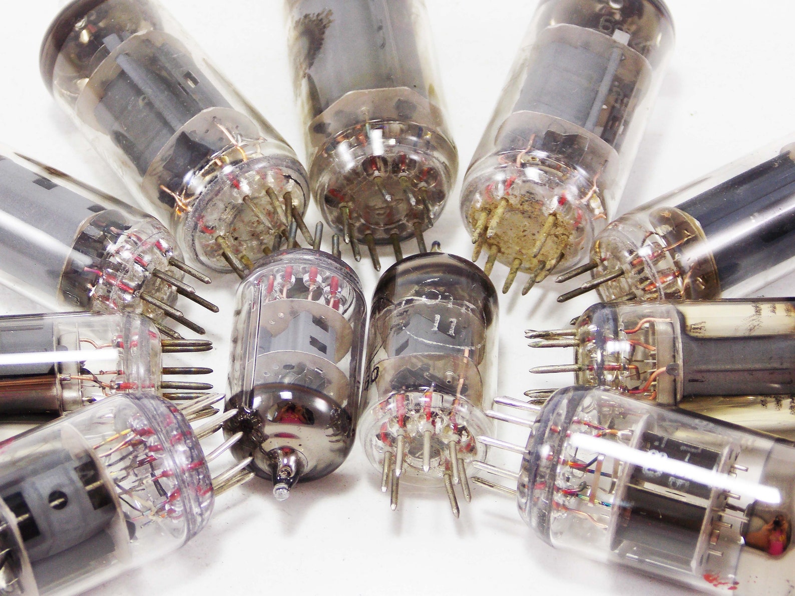 Glass Tube Radio Parts Vacuum Tubes Steampunk Jewelry Supplies Glass ...