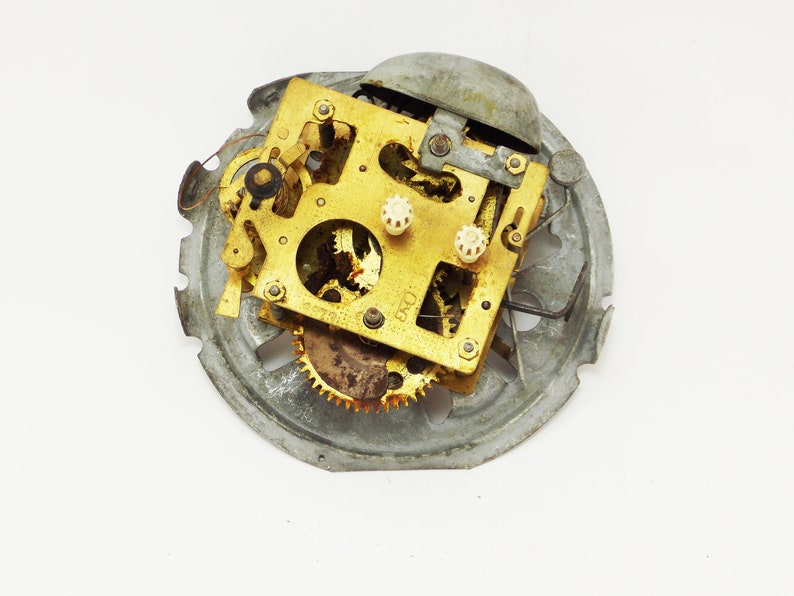 Movement clock parts alarm clock repair brass mechanism clock | Etsy