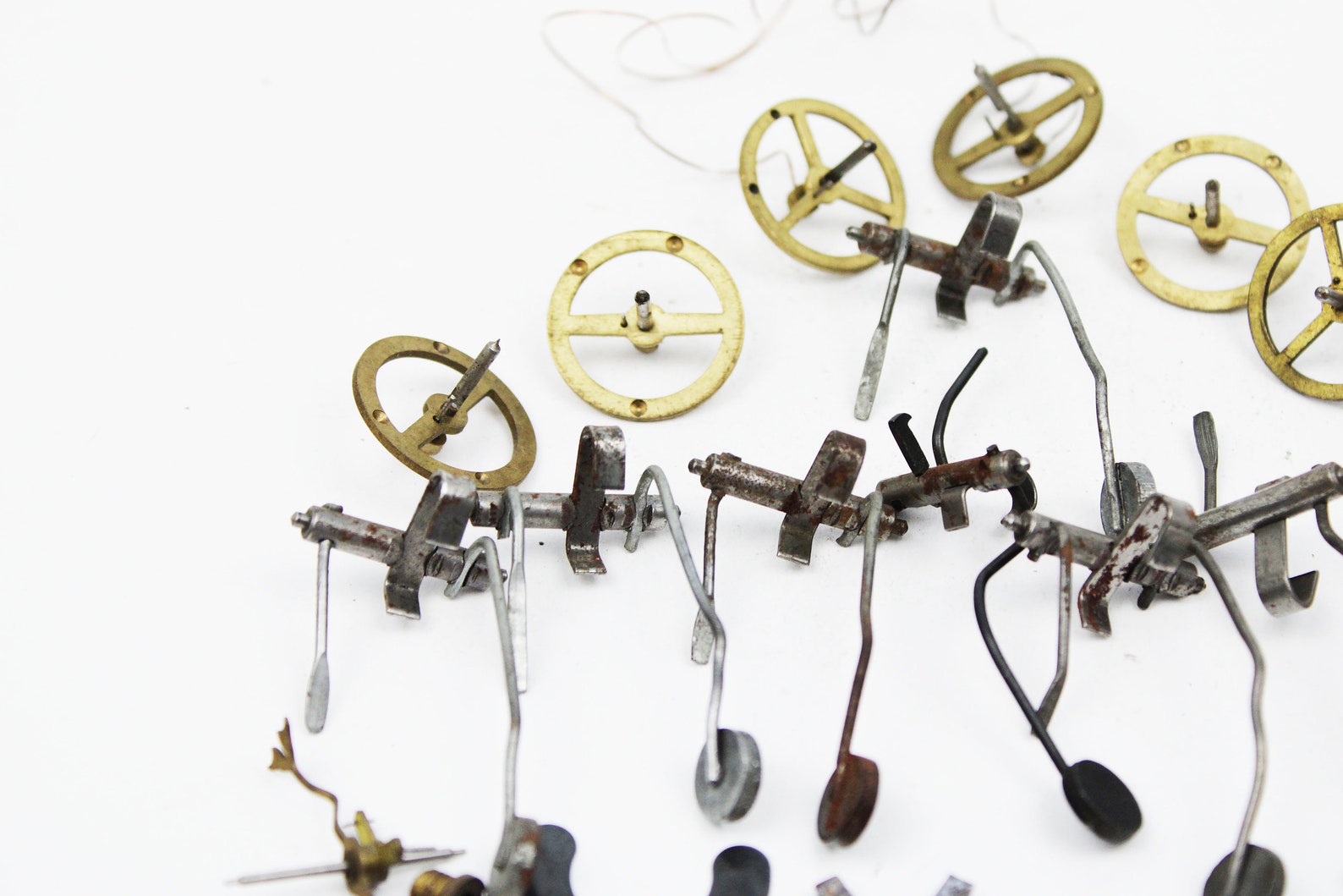 Clock Gears Brass Mechanism Clock Repair Movement Clock Parts Clock ...