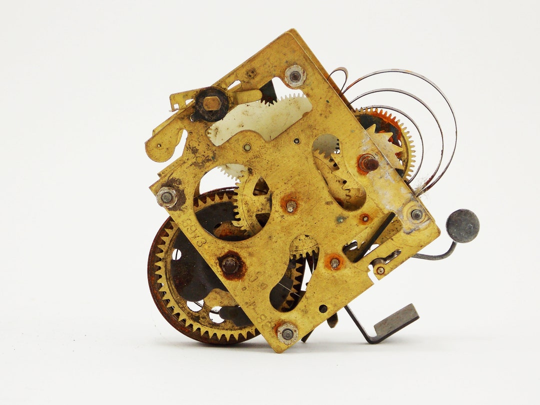 Clock Gears Brass Clock Parts Clock Repair Steampunk Parts Movement ...