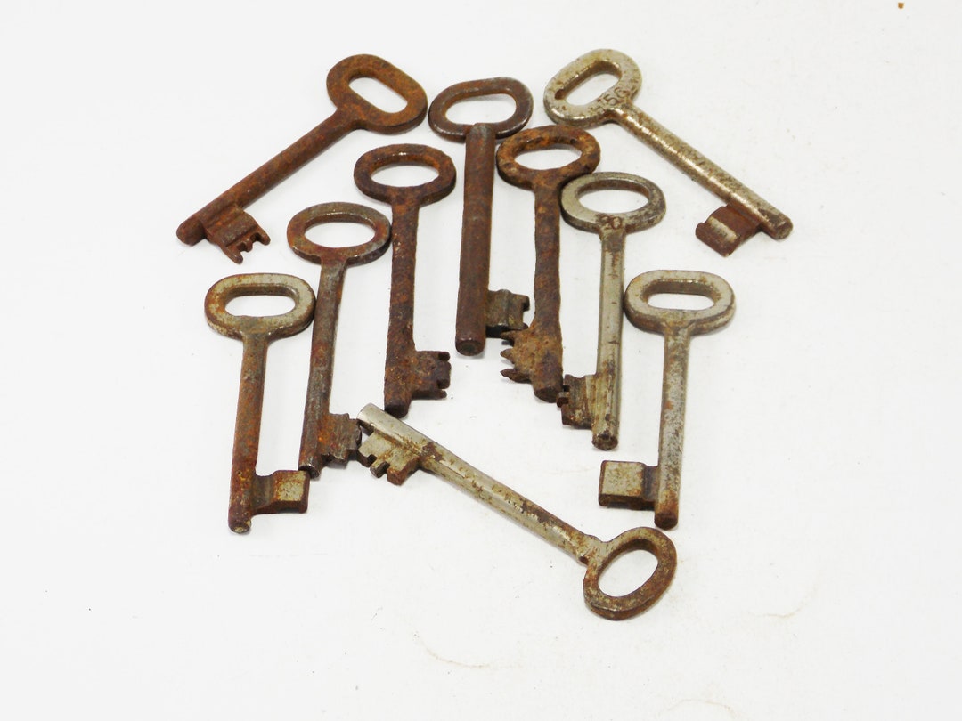 Skeleton Keys Metal Keys Steampunk Findings Keys Old Primitive Keys ...