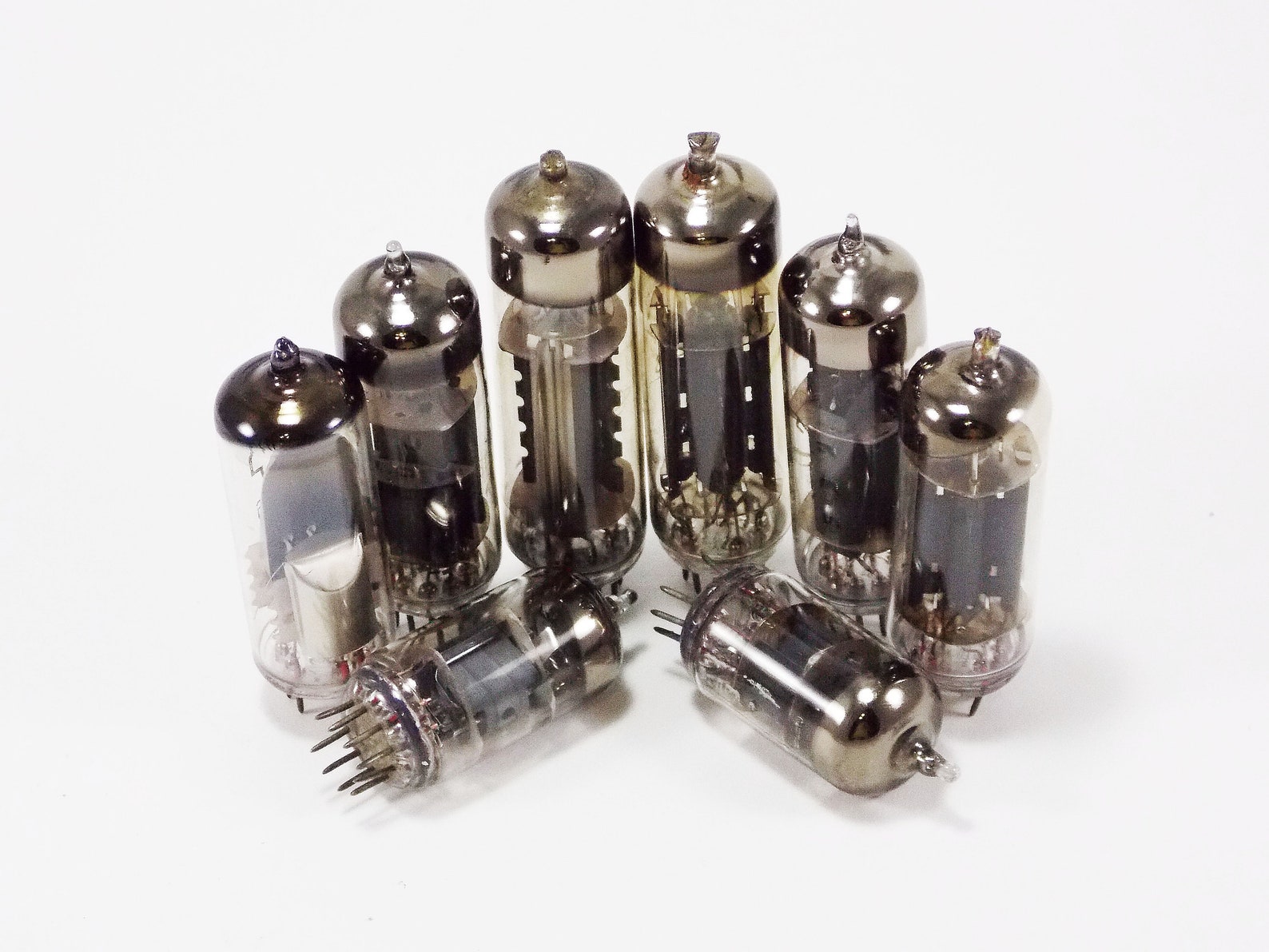 Glass Lamp Radio Parts Vacuum Tubes Electronic Number Found Art Mixed ...