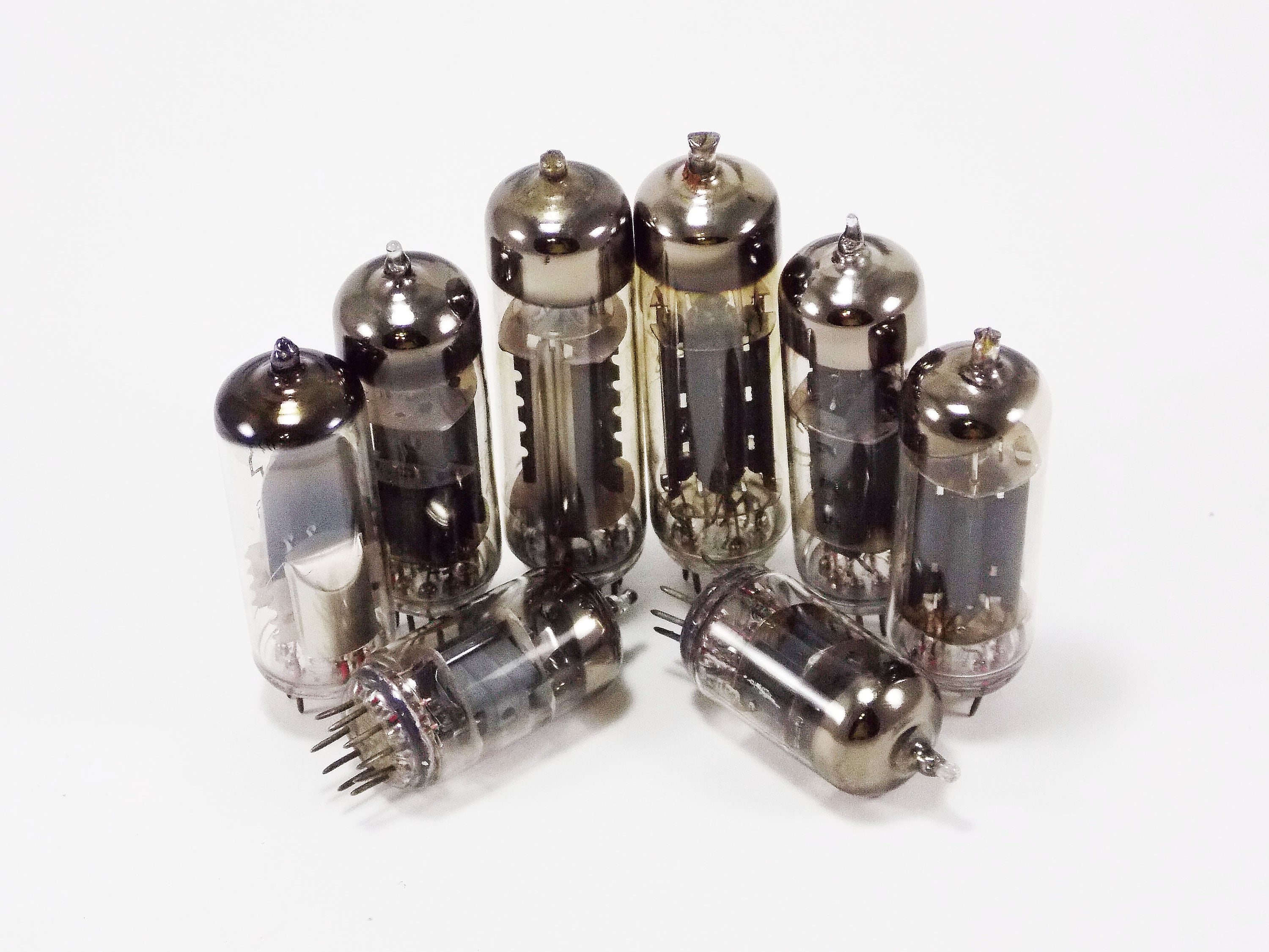 Glass Lamp Radio Parts Vacuum Tubes Electronic Number Found Art Mixed ...