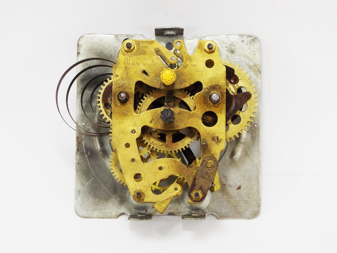 Steampunk Clock Parts Movement Clock Mechanism Brass Clock Repair ...