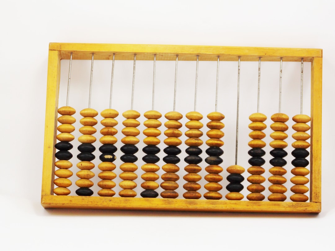Wooden Abacus Primitive Computer Old Calculator Kids Toy Large Abacus ...