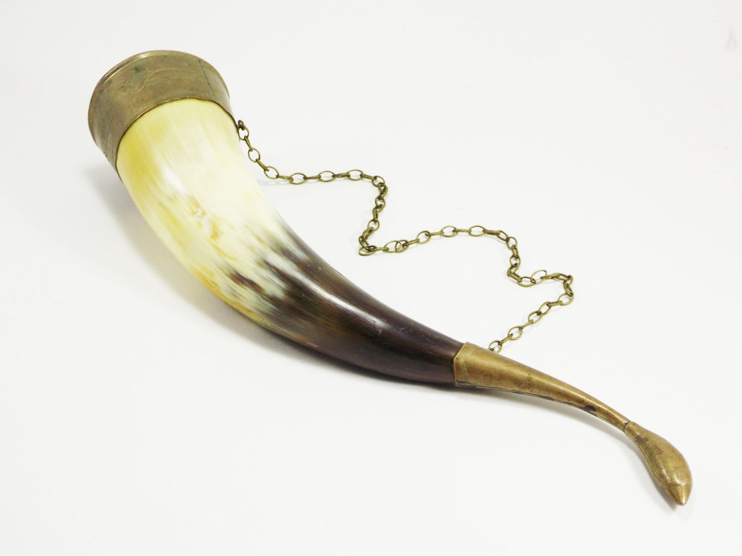 Viking Drinking Horn Medieval Cup Alcohol Cup Natural Horn Drink ...