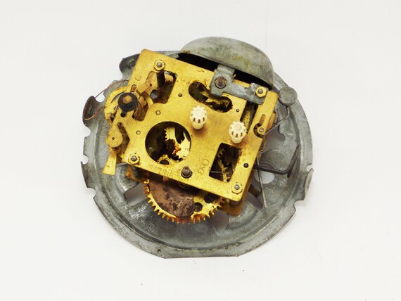 Movement clock parts alarm clock repair brass mechanism clock | Etsy