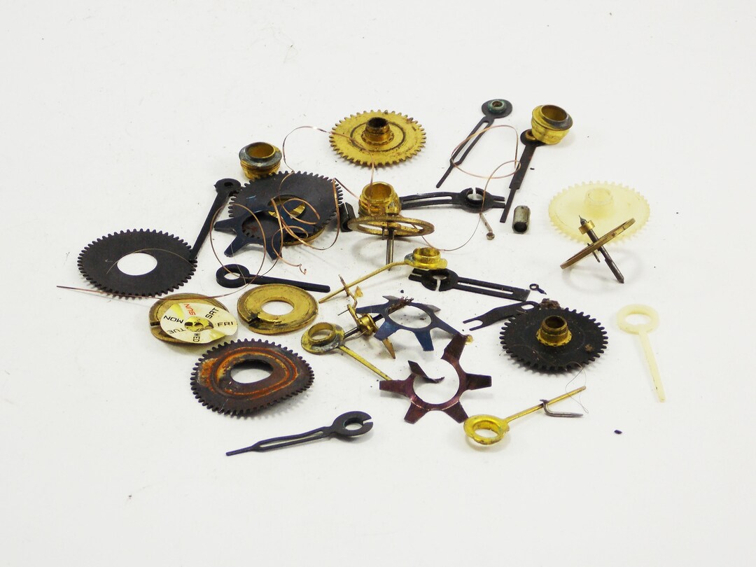 Clock Parts Alarm Clock Gears Brass Clock Hands Steampunk Supplies ...