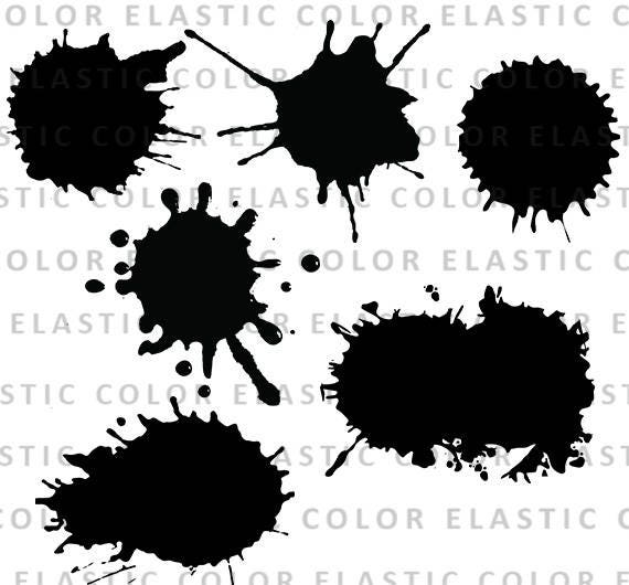 Splatter Svg File Paint Splat Digital File Splatter Vector - Etsy Canada