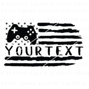 American Gamer Flag Svg, Gamer Clipart, Game Controller in Flag Clipart ...