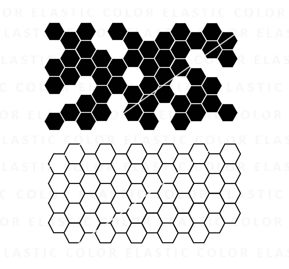 Honeycomb Svg Hexagon Svg Honeycomb Vector Clipart - Etsy