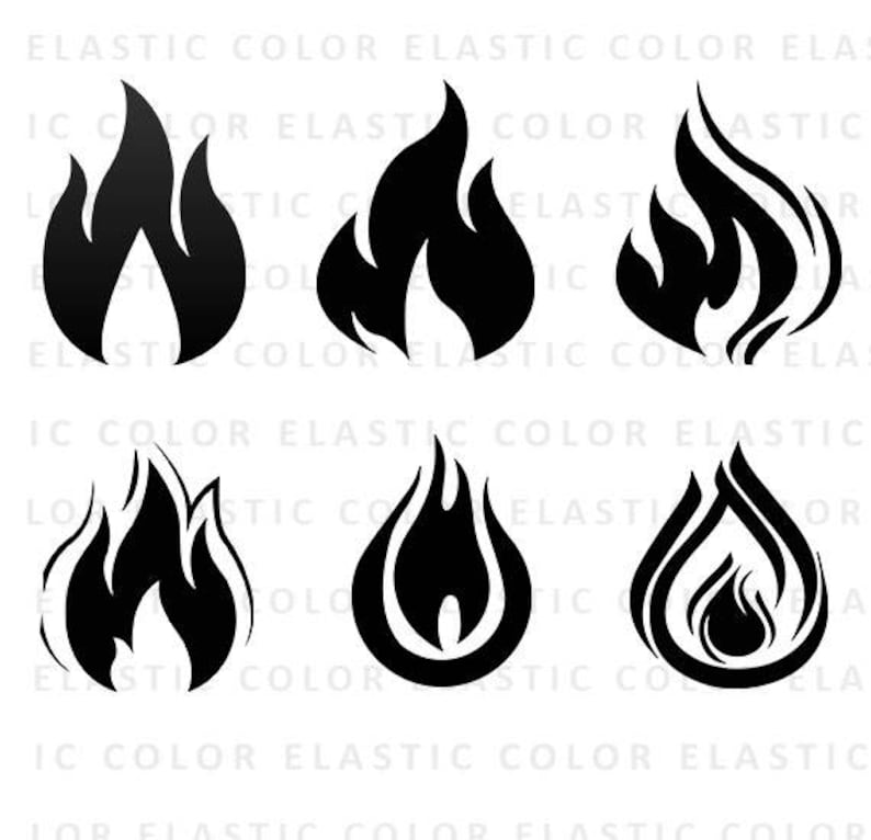 Svg - fiamma svg - fuoco clipart del fuoco - fire file vettoriali ...