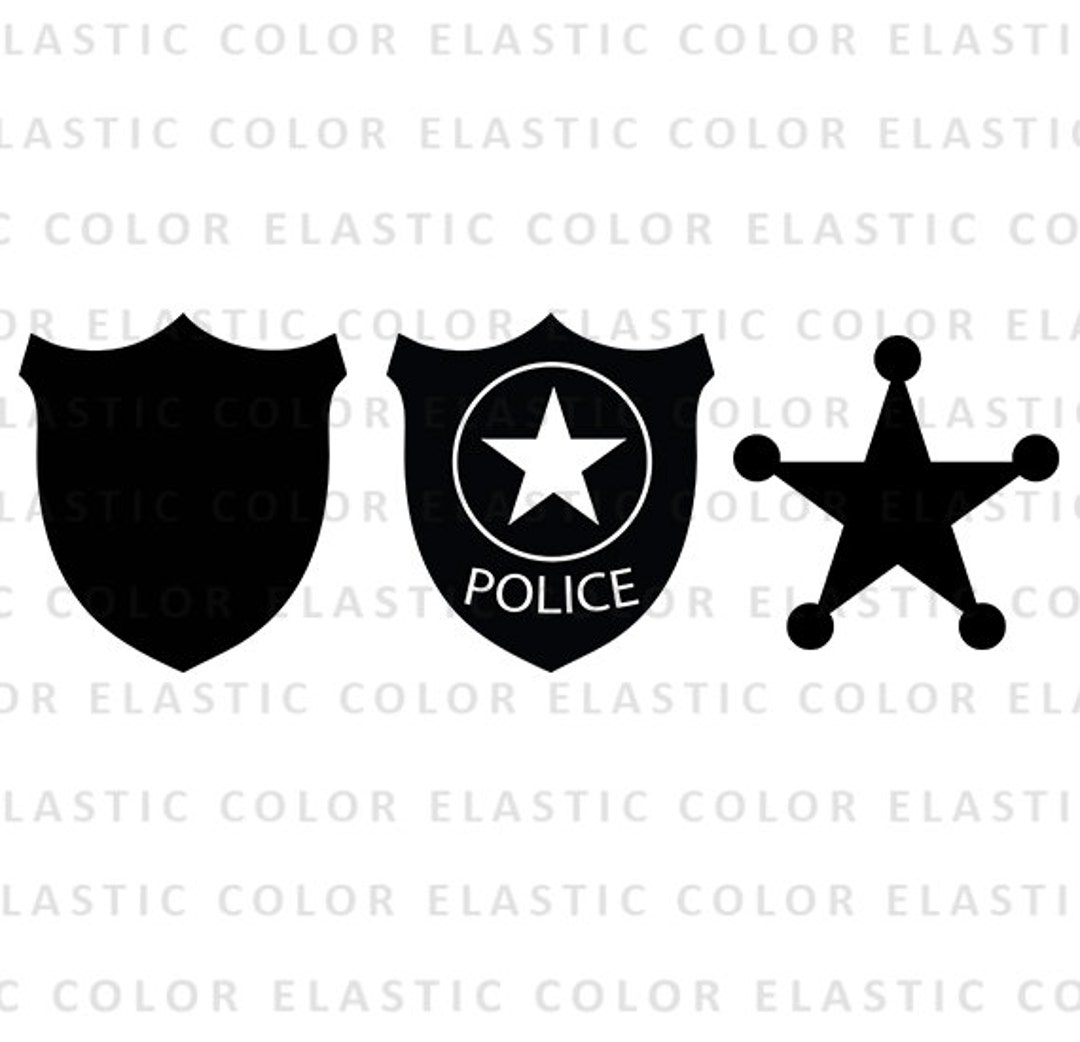 Police Badge Svg File - Police Badge Clipart - Sheriff Badge Clip Art ...