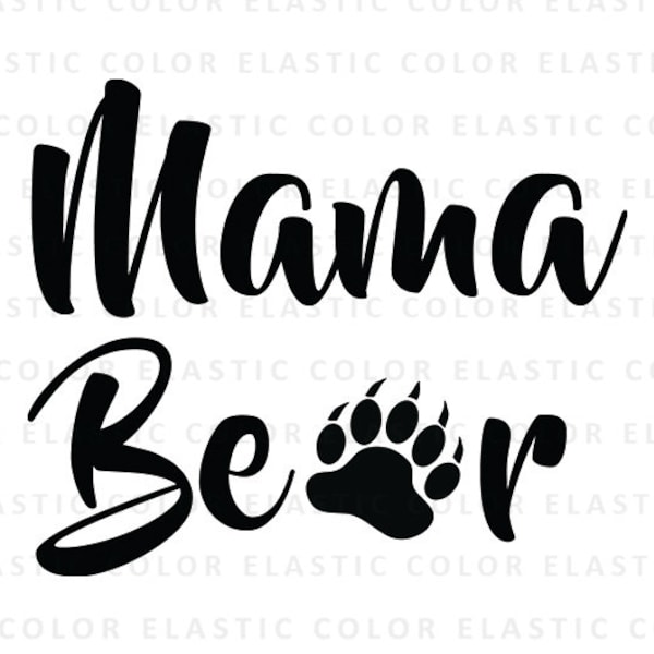 Mama Bear Cut File - Etsy