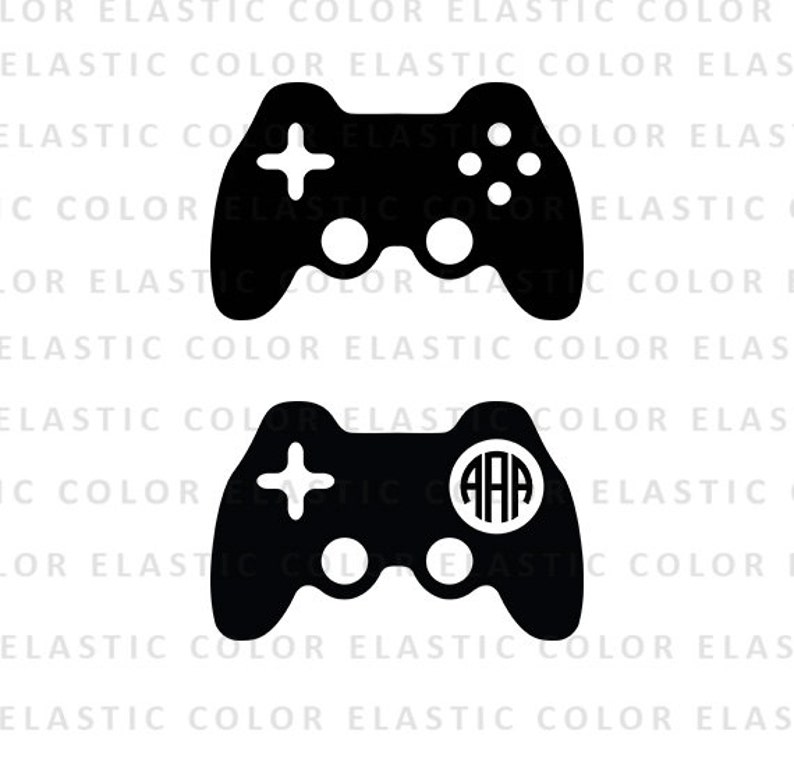 Game Controller Svg Game Controller Monogram Svg Game | Etsy