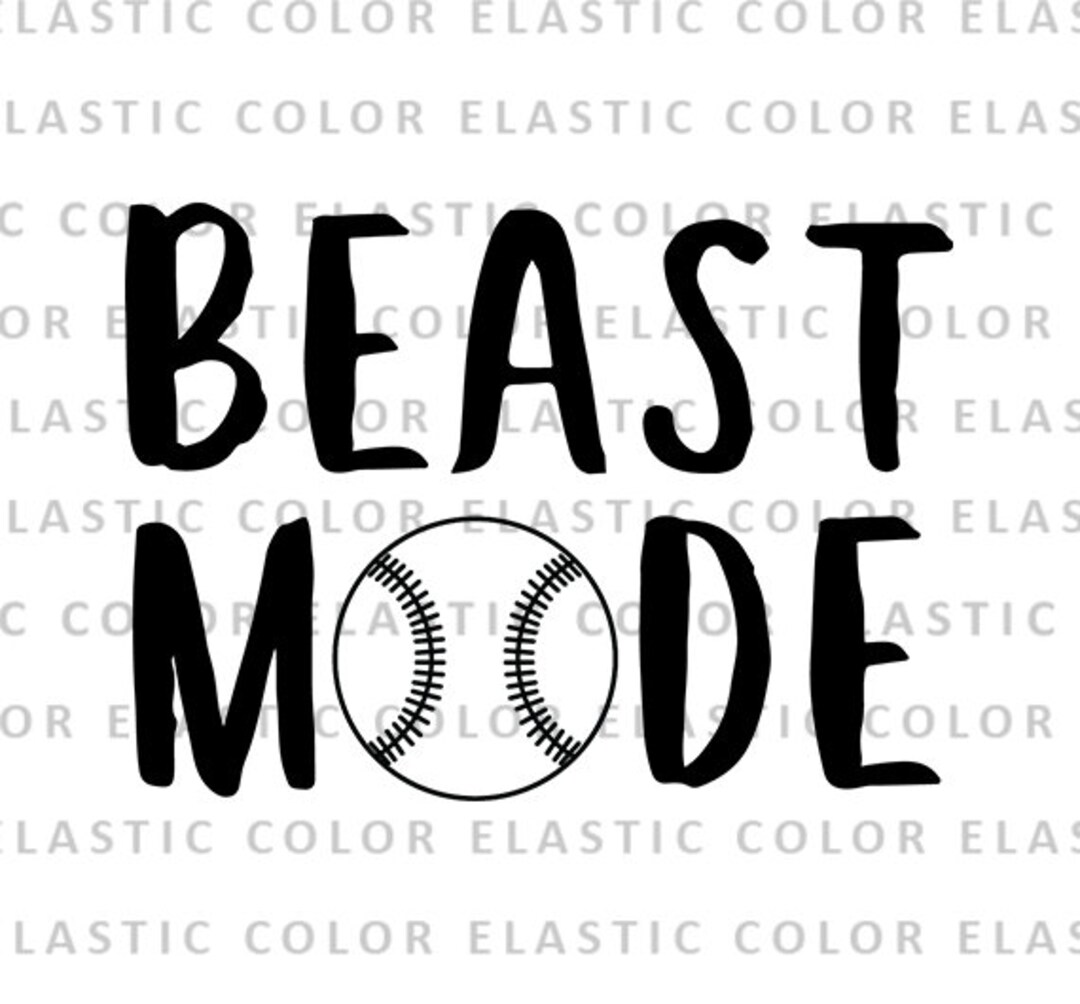 Beast Mode Svg File - Baseball T Shirt Designs Beast Mode Vector ...